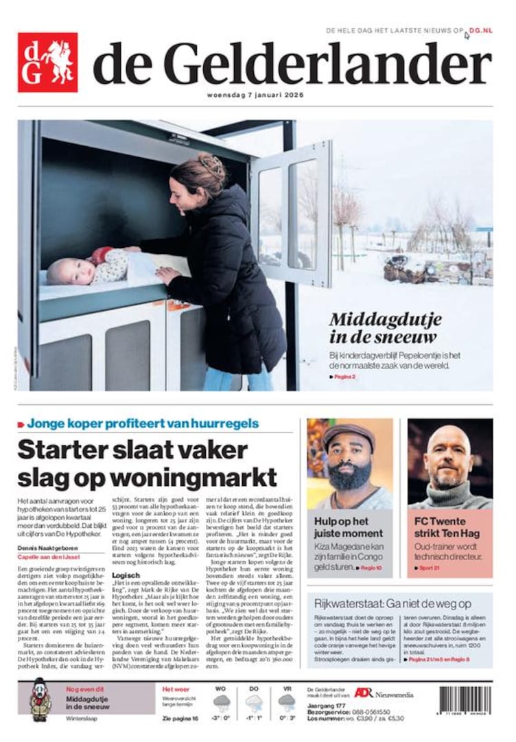 Top 10 dagbladen: De Gelderlander