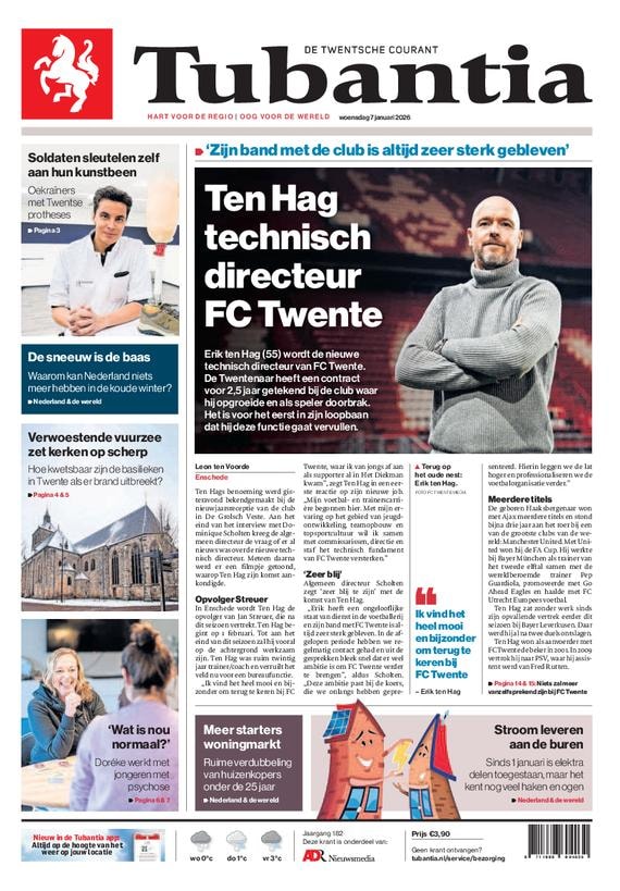 Tubantia Abonnement met 50% korting | Aanbieding